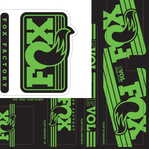 2017 FOX DECAL AUFKLEBER HERITAGE SET FEDERGABEL 32 34 36 DÄMPFER CTD ...