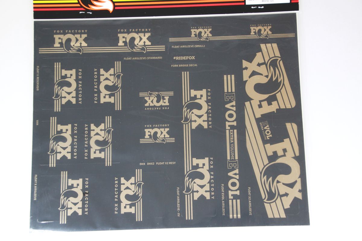 2017 FOX DECAL AUFKLEBER HERITAGE SET FEDERGABEL 32 34 36 DÄMPFER CTD ...